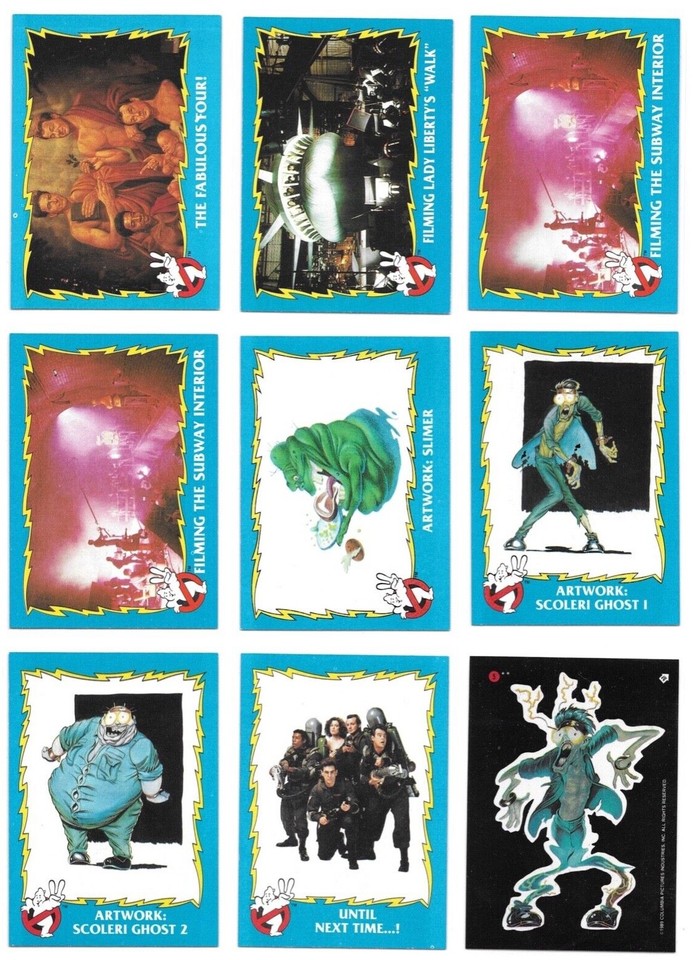 1989 Topps Ghostbusters II Movie Trading Cards Choose #s 1-88 ...