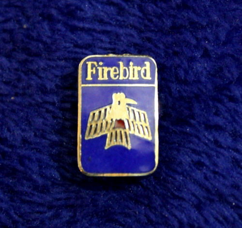 Vintage Firebird Hat Lapel Pin Accessory Pontiac GM Chief Trans Am ...