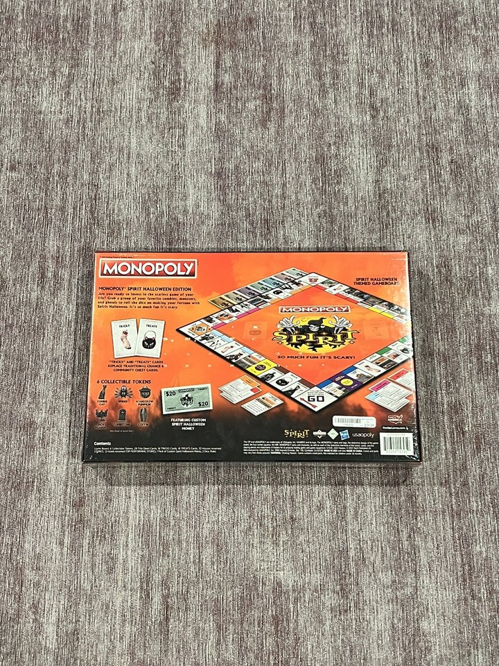 Spirit Halloween *Rare* Store Themed Monopoly *Brand New And Sealed ...