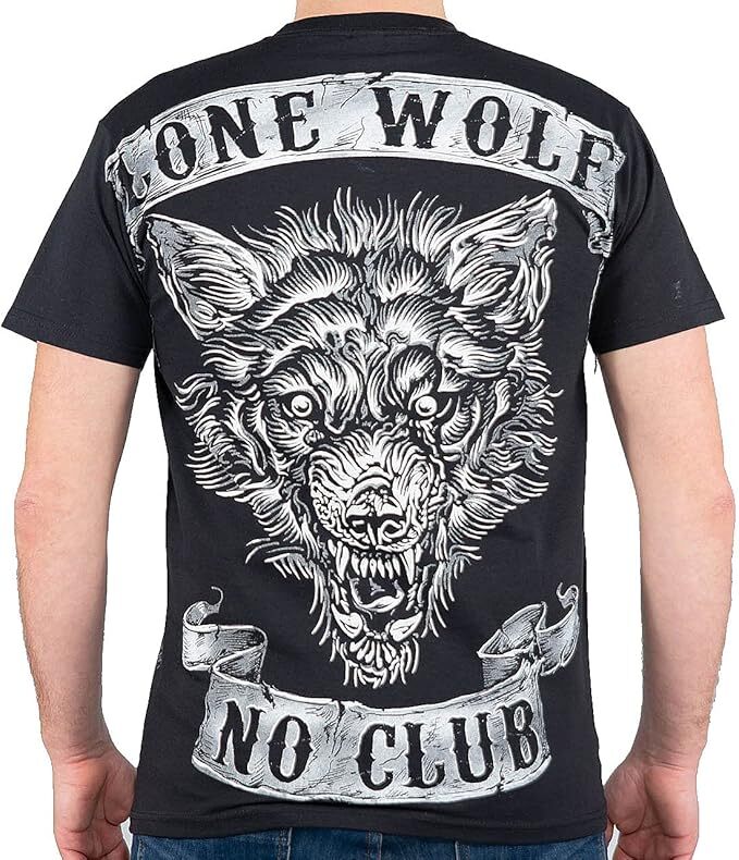 Lone Wolf - Men's T-Shirt - American Classic Bikes | eBay