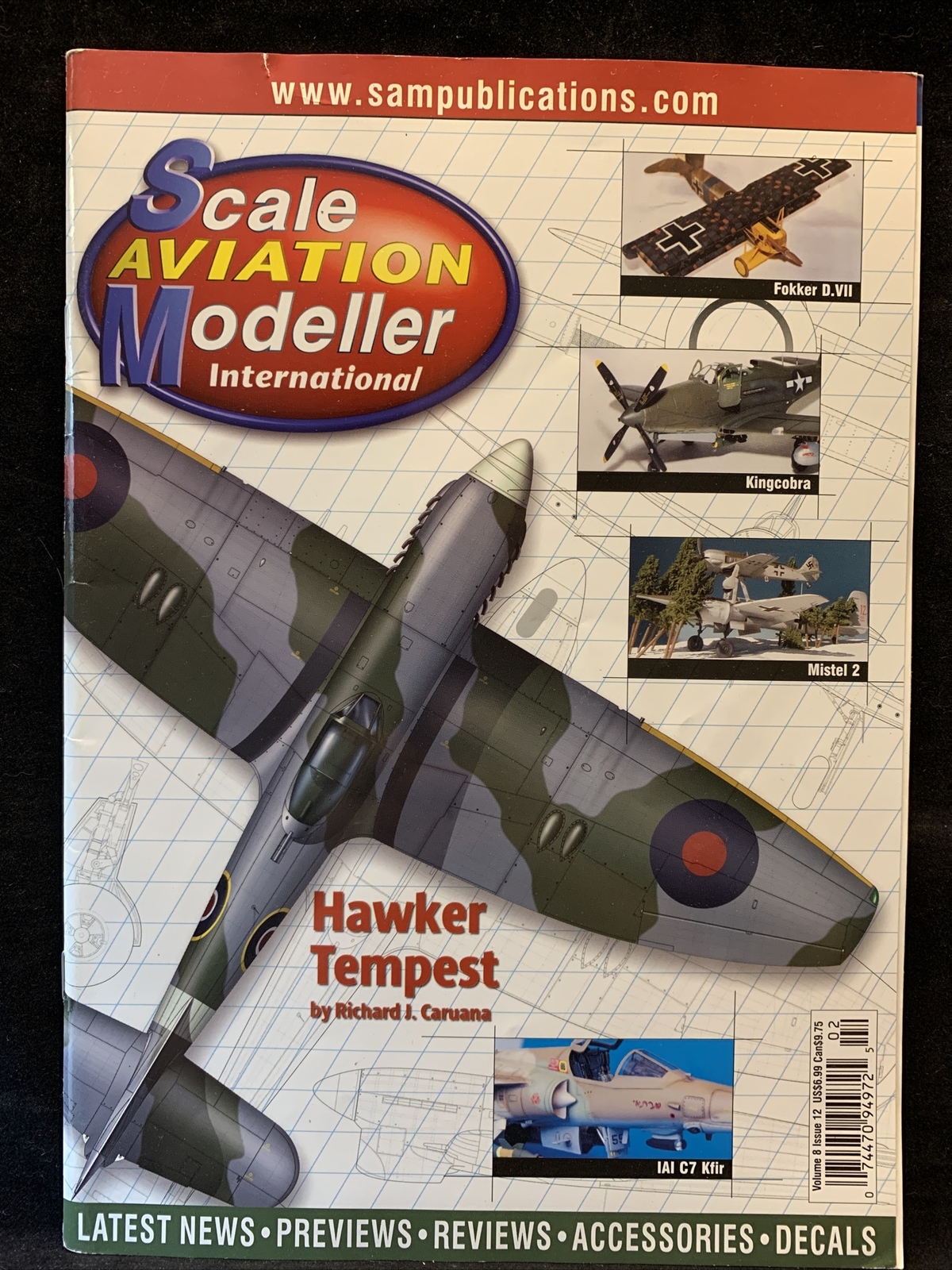 Scale Aviation Modeller International Model Magazine Volume 8 Issue 12 ...
