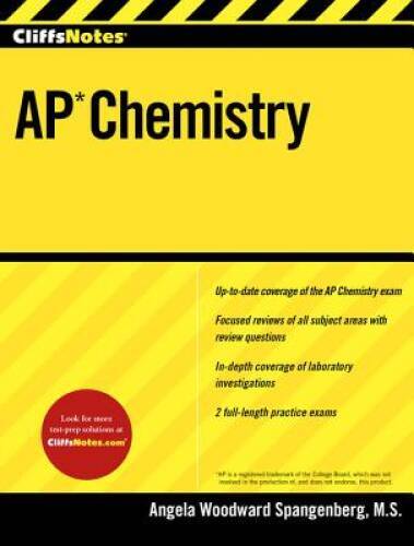 CliffsNotes AP Chemistry (CliffsNotes (Paperback)) - Paperback - GOOD ...