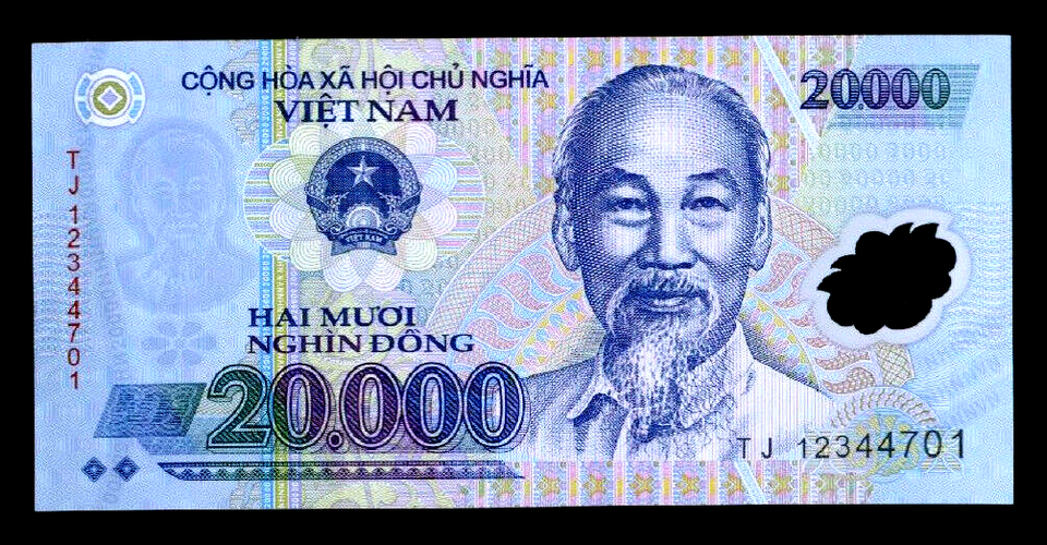 30,000 Vietnam Dong One 20000 & One 10000 Vietnamese Dong Note Unc ...
