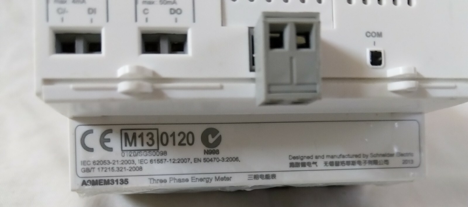 SCHNEIDER ELECTRIC A9MEM3135 Acti 9 iEM3000 LCD Digital Power Meter | eBay