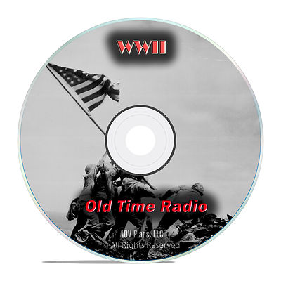 World War II, WWII, Era Radio Broadcasts, 1,171 Classic Shows, OTR, DVD ...
