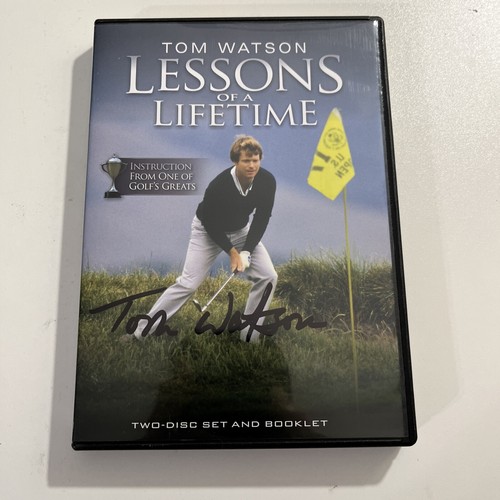 Tom Watson: (autographed) Lessons of a Lifetime DVD 2-Disc Set) Golf ...