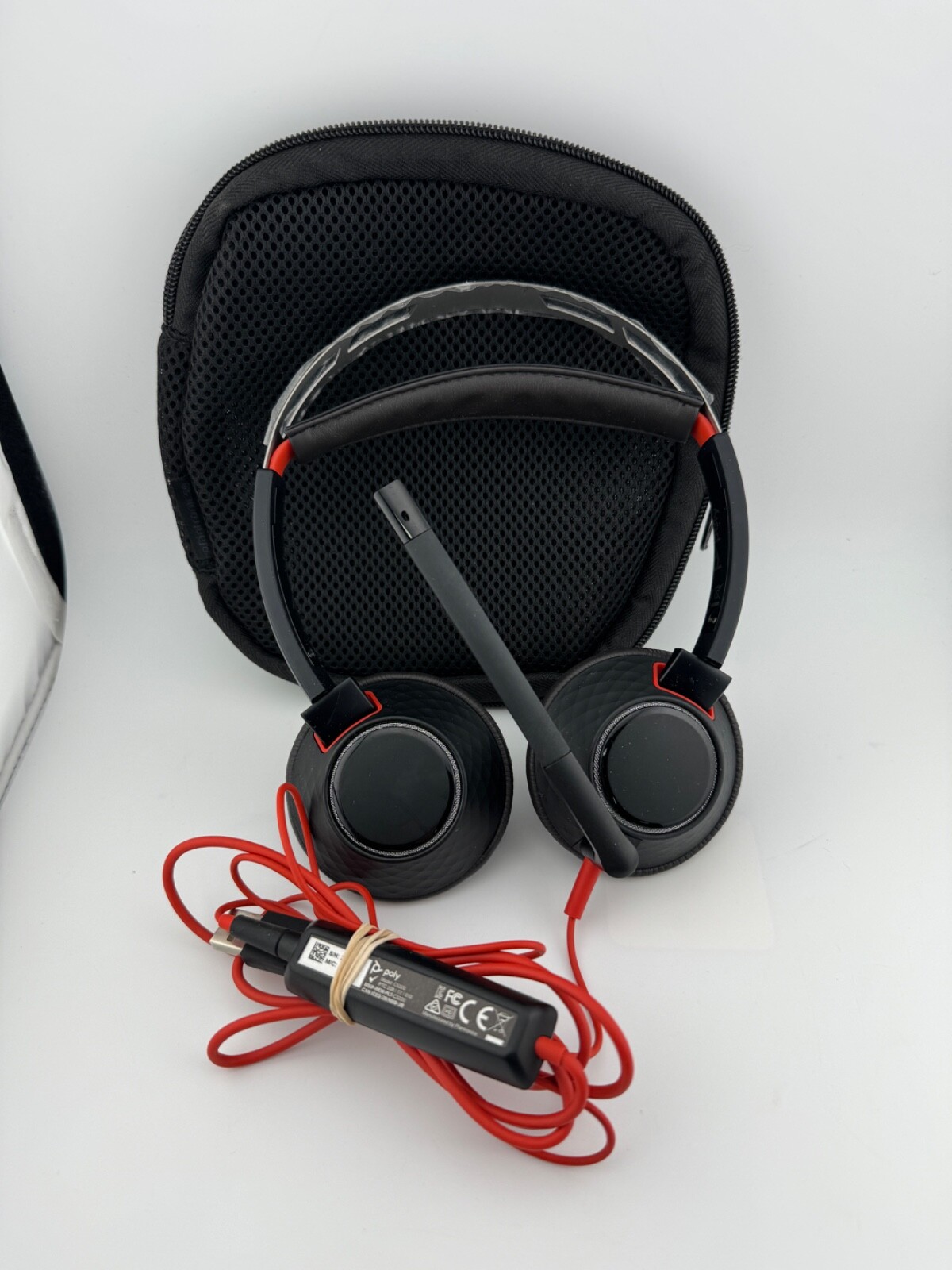 POLY BLACKWIRE C5220 WIRED DUAL-EAR (STEREO) HEADSET WITH BOOM MIC ...