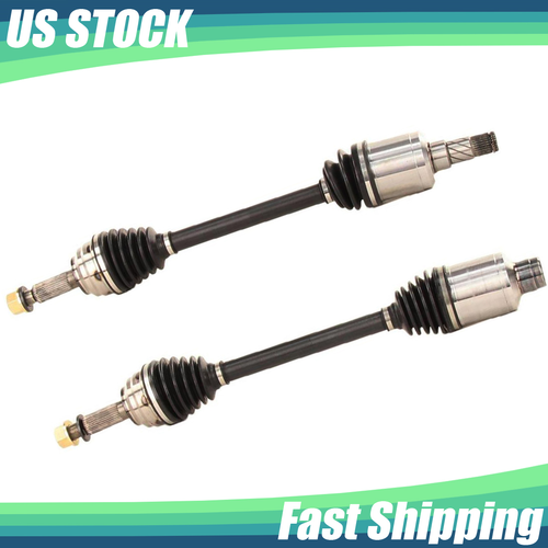 For 2012 13 14 15 2016 Tesla S ELECTRIC Front Pair CV Axle Joint Shaft ...