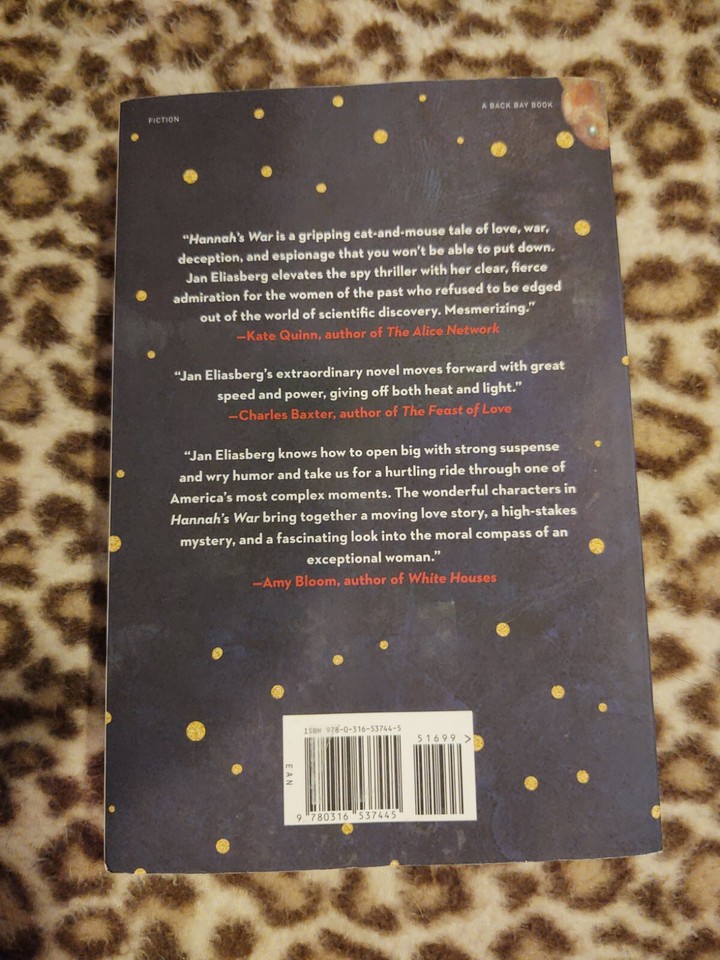 Hannah's War by Jan Eliasberg (2020, Trade Paperback) book ...
