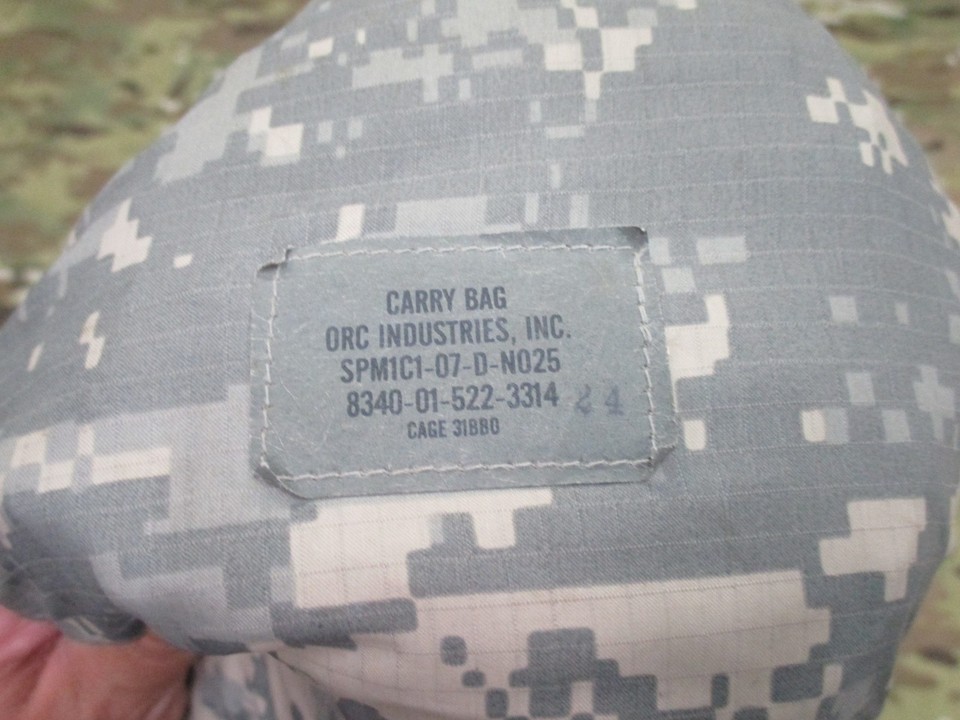 MILITARY ICS ARMY ACU DIGITAL IMPROVED COMBAT SHELTER ONE MAN TENT ...