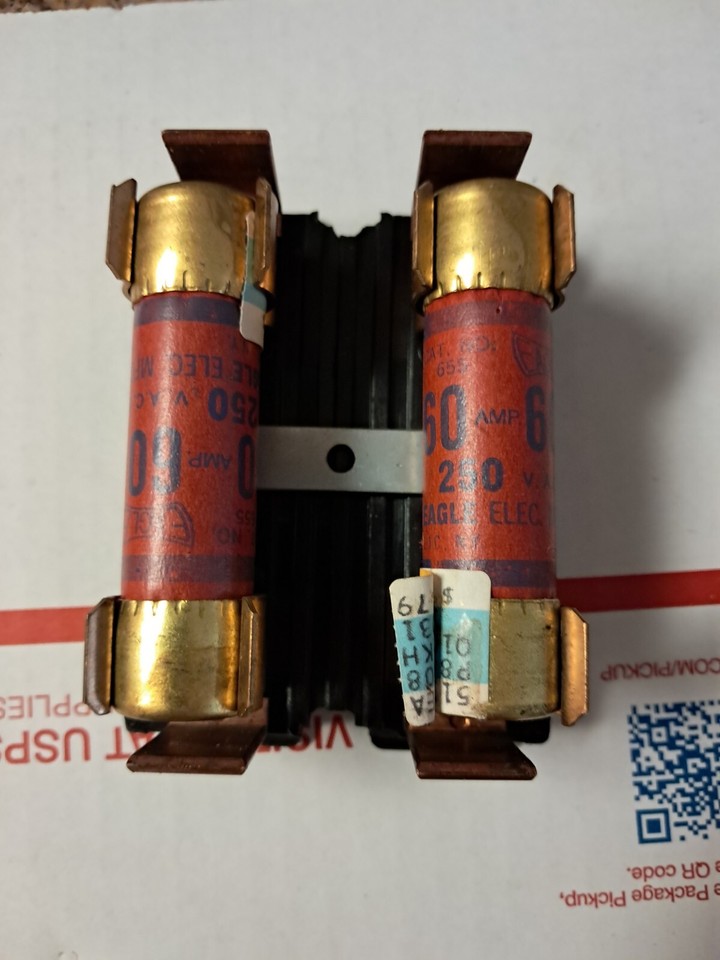 WADSWORTH 60 Amp Range Pull Out Fuse Panel Round Notches | eBay