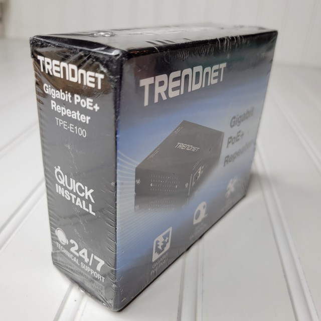 TRENDnet Tpe-e100 Network Repeater Gigabit Poe Extender 3412492 for ...