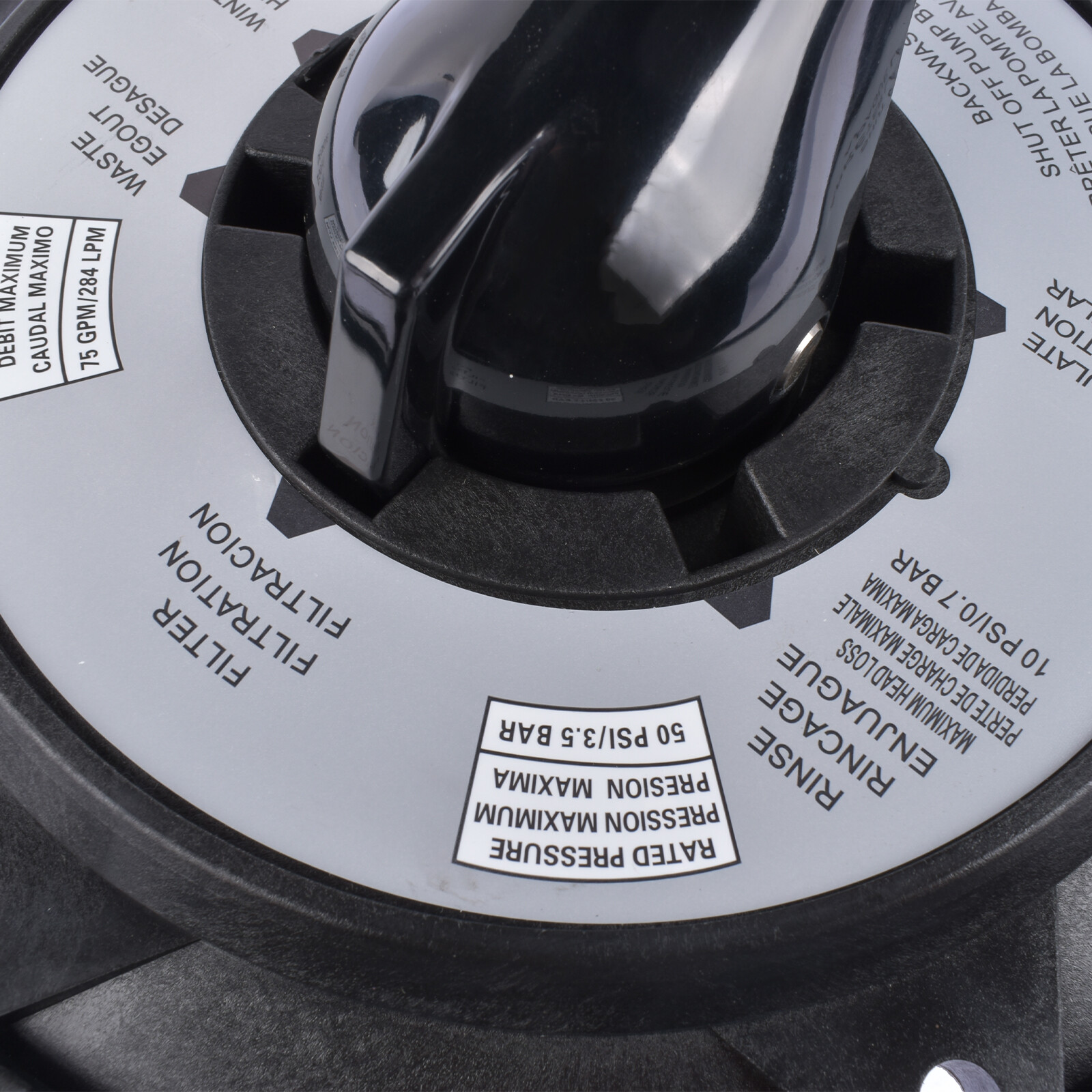 SPX0714BA Key Cover and Handle Assembly for Hayward Multi-Port Valve ...