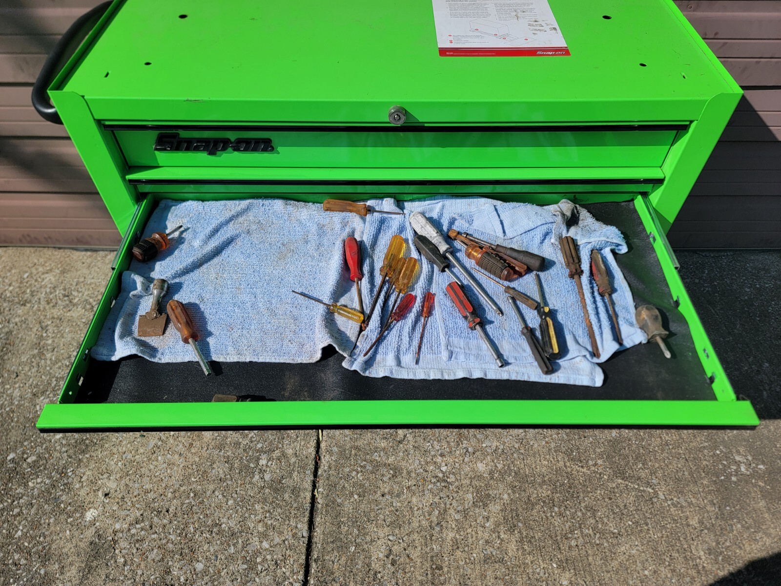 Snap-on 40 Inch Toolbox 7 Drawer KRA-4107, Stainless Work Surface ...