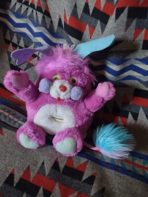 Popples Packy Plush Piggy Bank Mattel 1986 Toy Coin Purple Boy Very ...