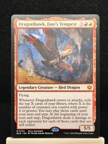 DRAGONHAWK, FATE’S TEMPEST Bloomburrow BLB **MYTHIC** | eBay