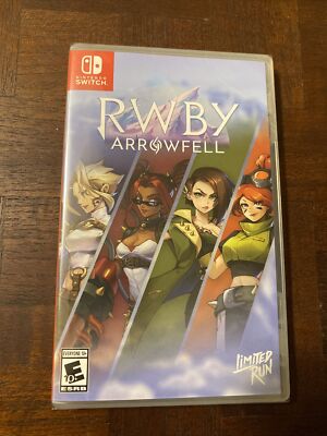 Nintendo Switch LIMITED RUN #177 RWBY ARROWFELL TEAM BRIR Cover Variant ...