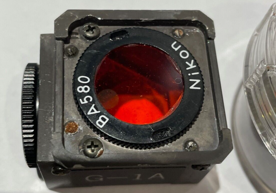 NIKON G-1A TRITC LP FLUORESCENCE FILTER CUBE 18MM FOR FINITE ...