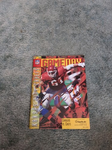1996 San Diego Chargers GameDay Chiefs @ Chargers, Sept. 29, 1996 | eBay