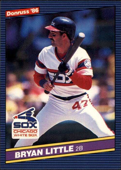 1986 Donruss Baseball Card #452 Bryan Little | eBay