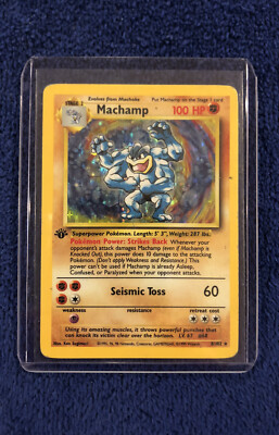 Machamp Holo 1st Edition 8/102 | eBay