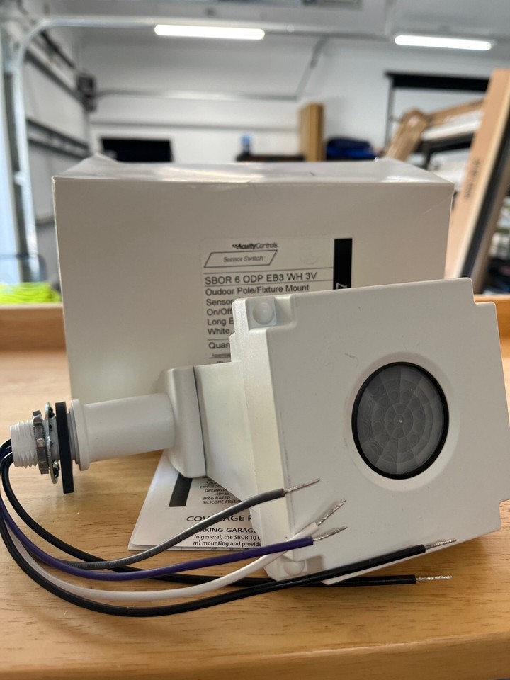 Sensor switch SBOR 6 ODP EB3 WH 3V *226VM9 - Outdoor Pole/Fixture Mount ...