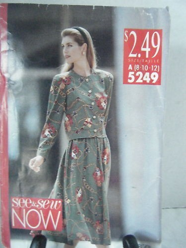 Butterick Pattern 5249 Ms/Petite Top & Skirt 8-12 | eBay