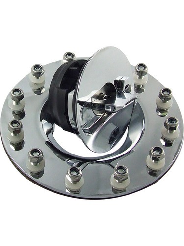 Proflow Fuel Cell, Tank Flush Mount Cap 12 bolt Polished Aluminium C ...
