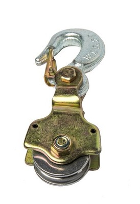 Pulley Block Swivel Hoist Wire cable Rope 2 Ton Eye Hook Snatch Block ...