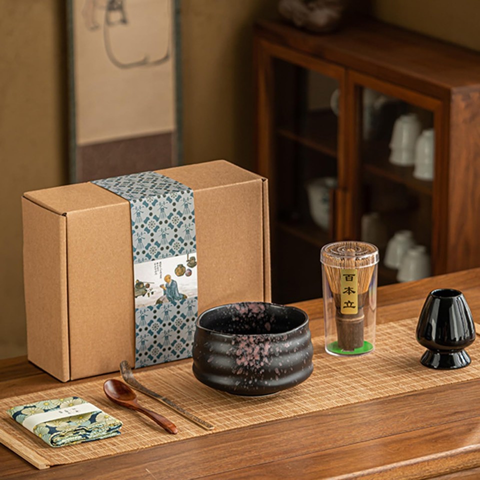 7-Piece Matcha Tea Ceremony Set, Japanese Tea Ceremony Utensils, Tea ...