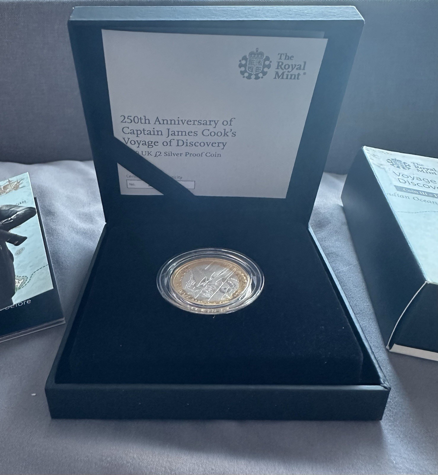 Captain James Cook 250th Anniversary Voyage of Discovery 2020 £2 Silver ...