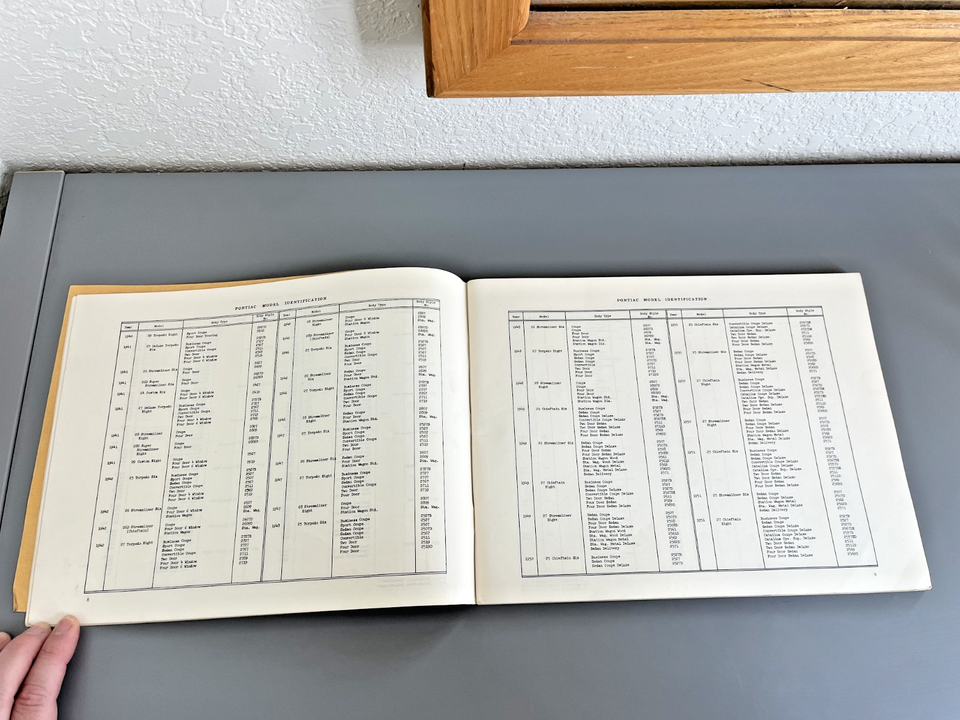1929 1951 Chevy INTERCHANGEABLE PARTS Catalog Book Original Buick Olds ...