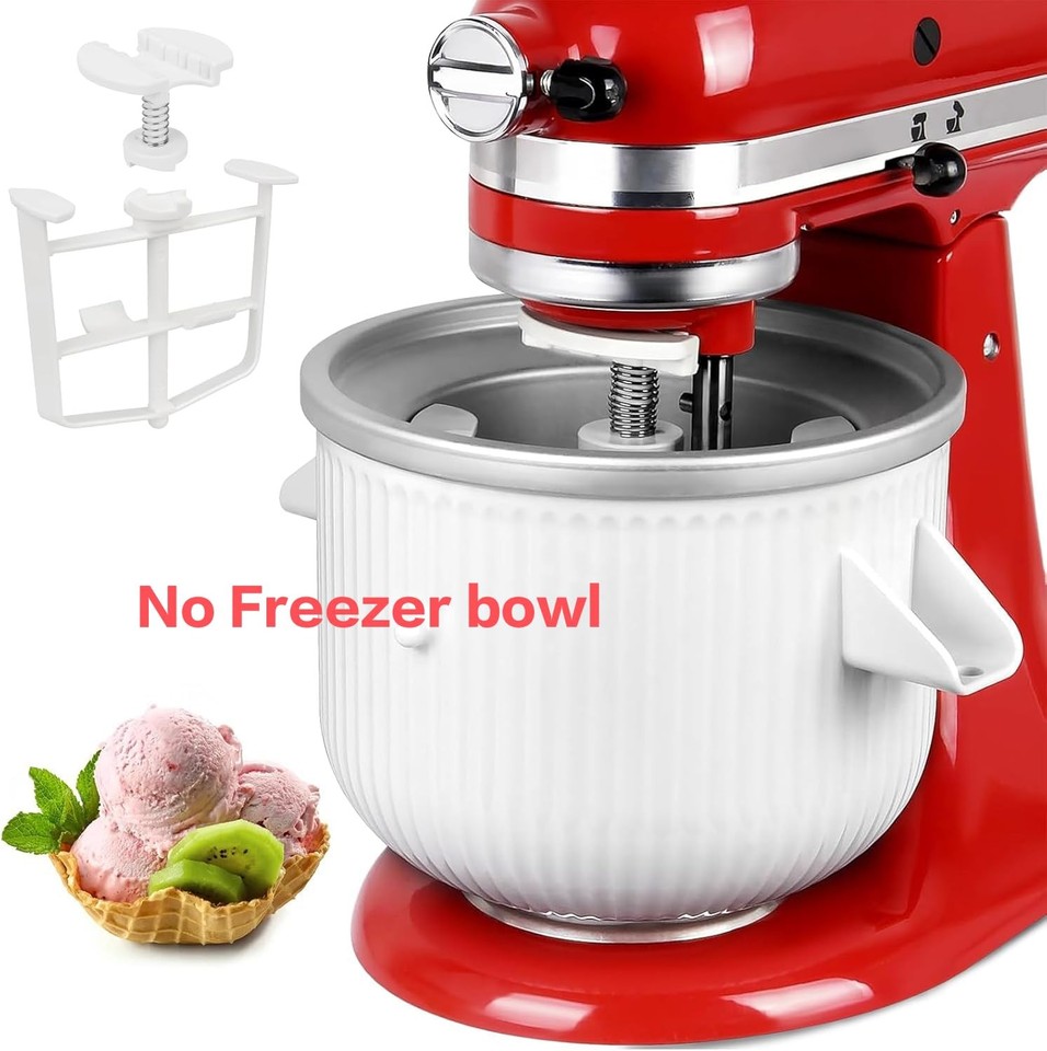 Ice Cream Maker Attachment for KitchenAid Stand Mixer - Ice Cream Maker ...