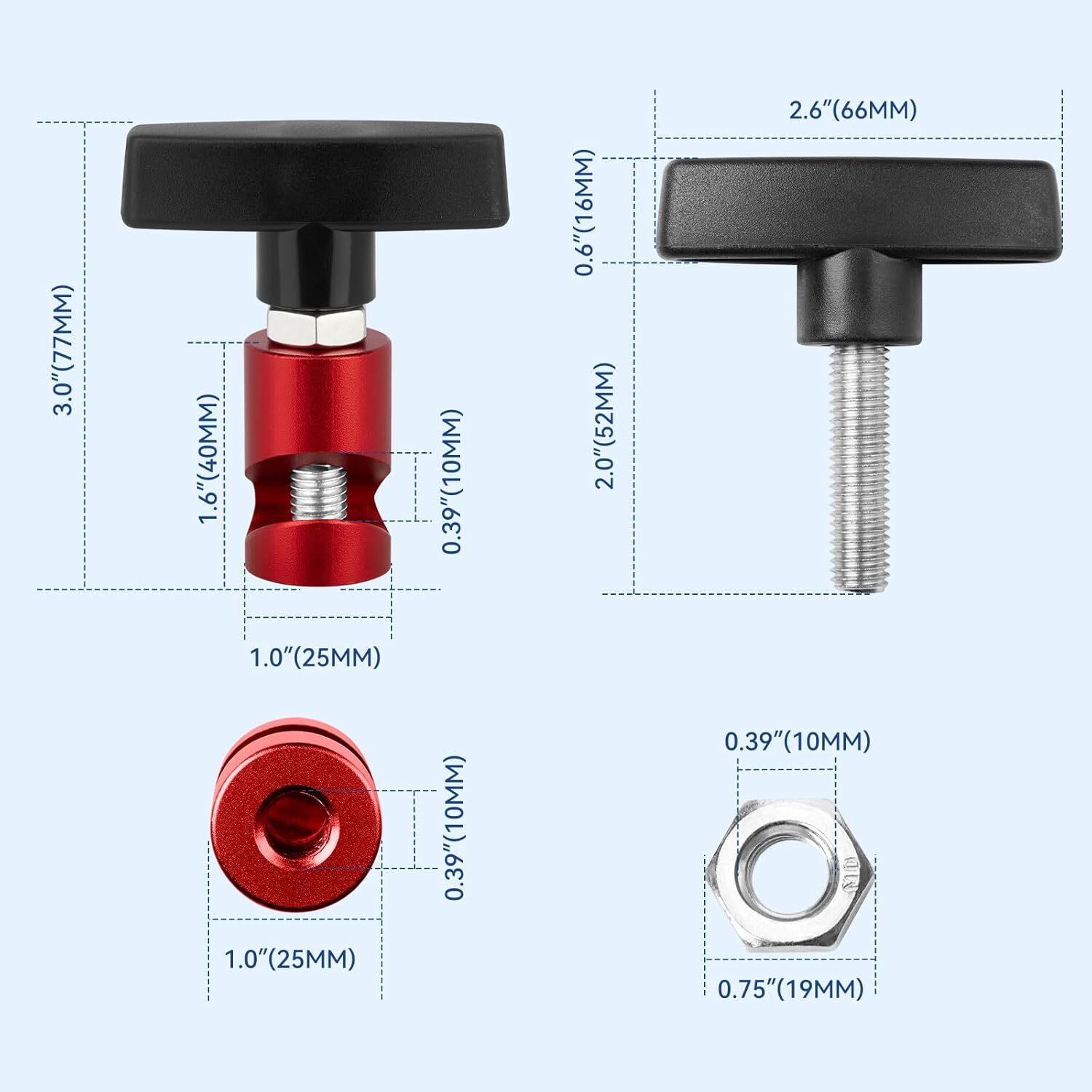 Alloy Buckle Lift Rod Fixation Safety Anti-pinch Device Universal for ...