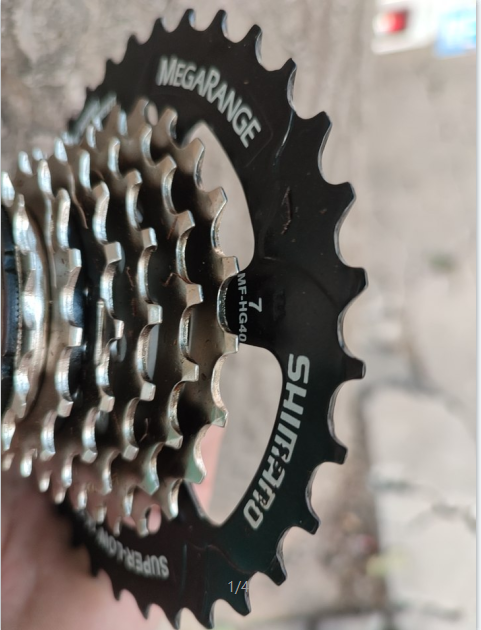Vintage Shimano Freewheel 7 Speed MF-HG40 SUPER-LOW 14-34T Spinning ...