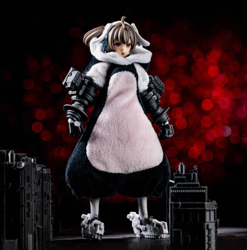 1/12 Machine Girl Plush Suit Jumpsuit Clothes with Gloves Fit 6 ...