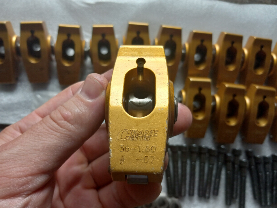 1986-1995 Ford Mustang 5.0L Crane Cams Rockers 1.6 Pedestal Mount GT40 ...