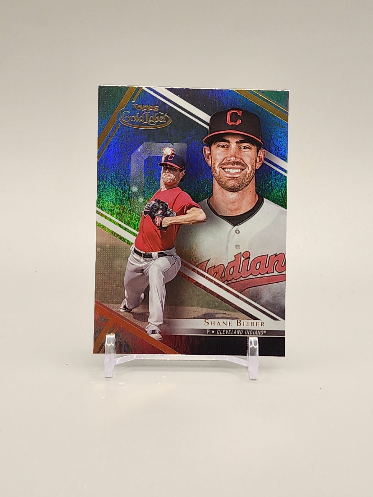 Shane Bieber 2021 Topps Gold Label #16 Class 3 Base | eBay