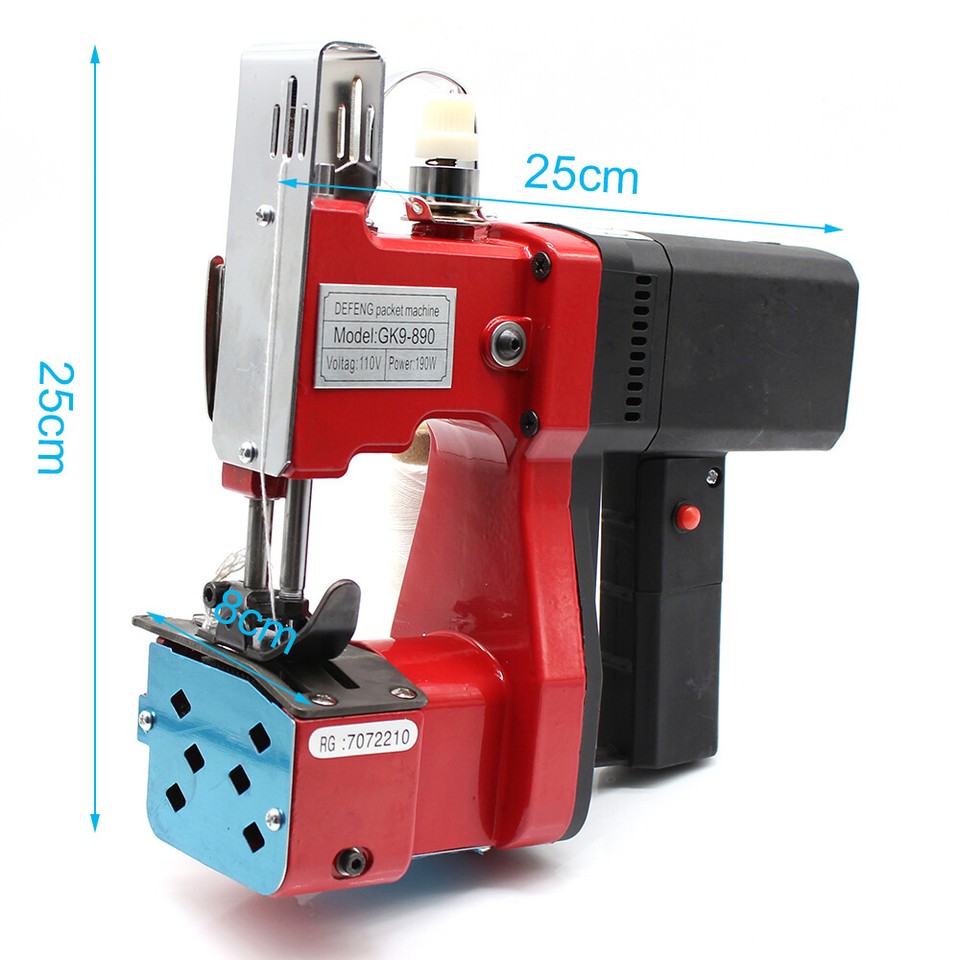 Heavy Duty Leather Sewing Machine Maximum thickness: 6mm 15000rpm 190W ...