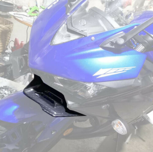 WINGLET FIN FAIRING COWL AERODYNAMICS CARBON FOR YAMAHA YZF R25 R3 2015 ...