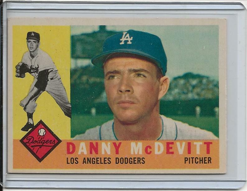 1960 Topps - Danny McDevitt #333 for sale online | eBay
