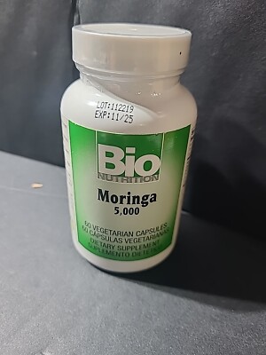 Bio Nutrition Moringa 5,000 5,000 mg 60 Veg Caps WITHOUT BOX | eBay