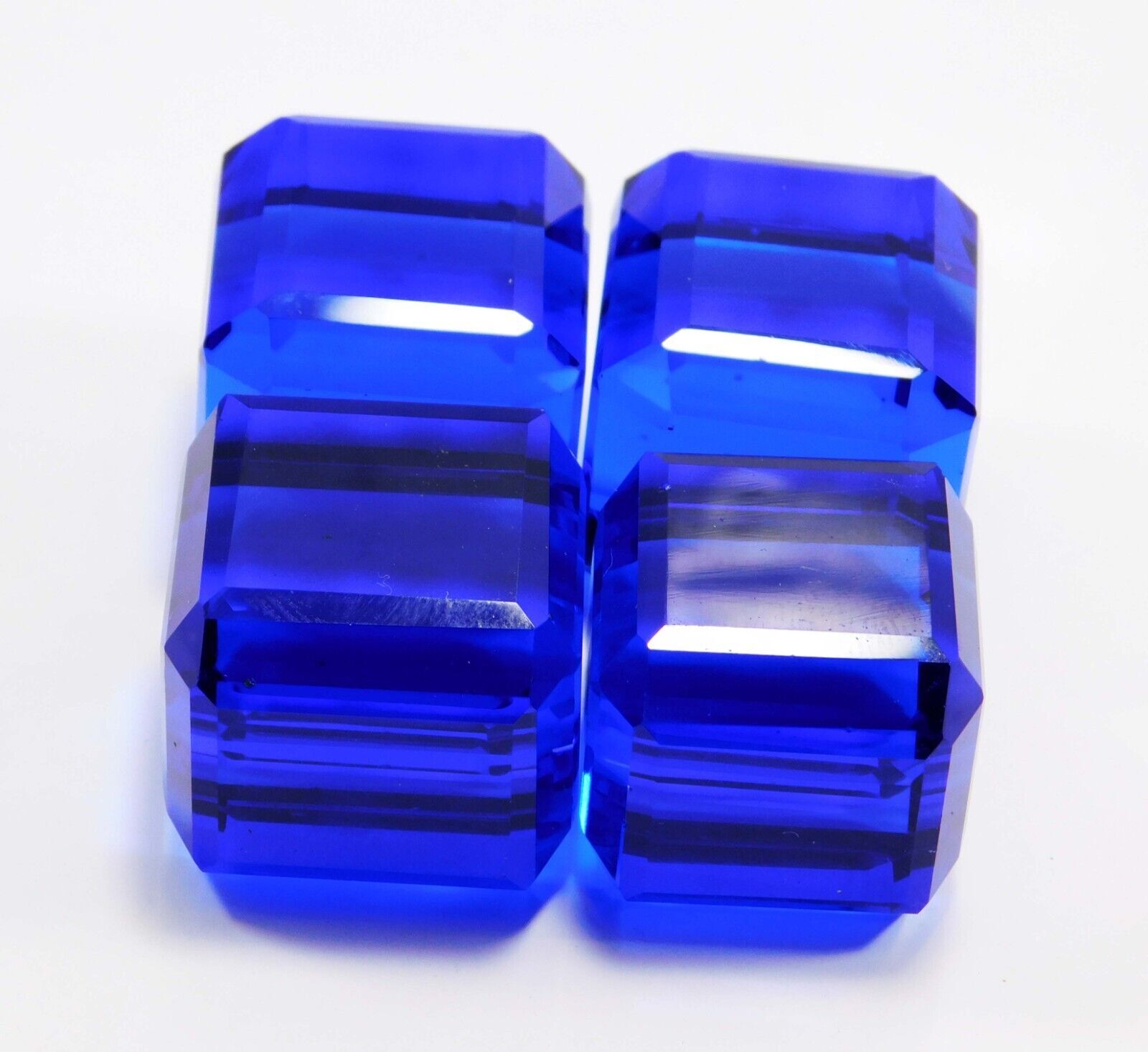 Emerald Tanzanite Natural Loose Gemstones 3.77 Cts Natural Blue ...