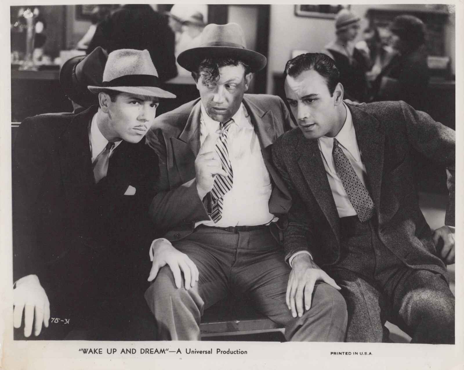 Russ Columbo + Roger Pryor + Andy Devine in Wake Up and Dream 1934 ...