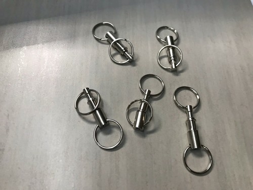 Push-Apart Easy Release Key Ring~QTY of 5 | eBay
