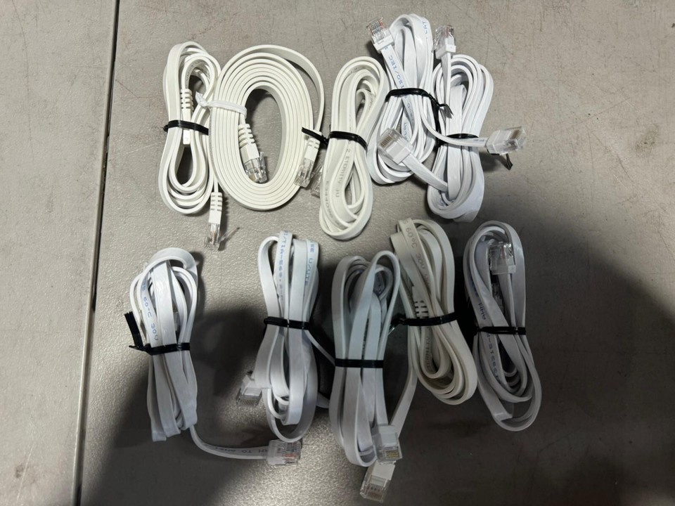 10 PACK!! OEM Google WiFi Router RJ45 Ethernet Network Flat Cable Cord ...