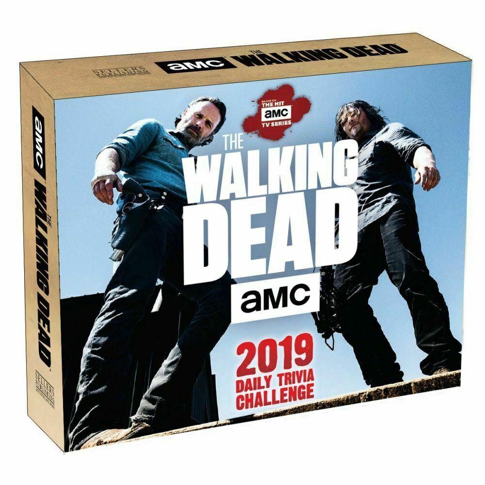 NEW! 2019 Walking Dead Trivia Desk Calendar, by Sellers Publishing ...