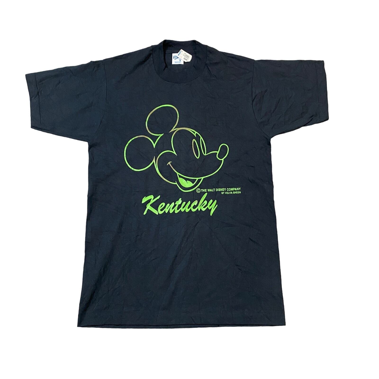 NWT Vintage Velva Sheen Neon Mickey Mouse Kentucky Sh… - Gem