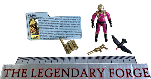 Gi Joe Voltar Vintage Action Figure 100% Complete 1988 Outstanding ...
