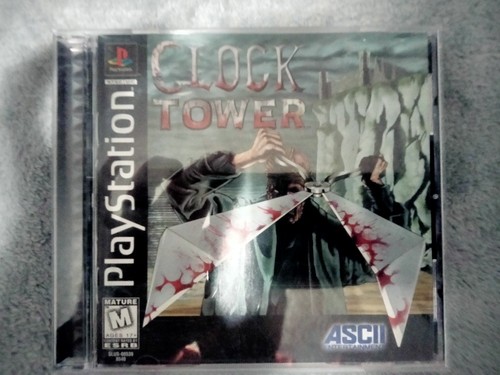 Clock Tower (Sony PlayStation 1, PS1, 1997) WITH MANUAL RARE HORROR ...